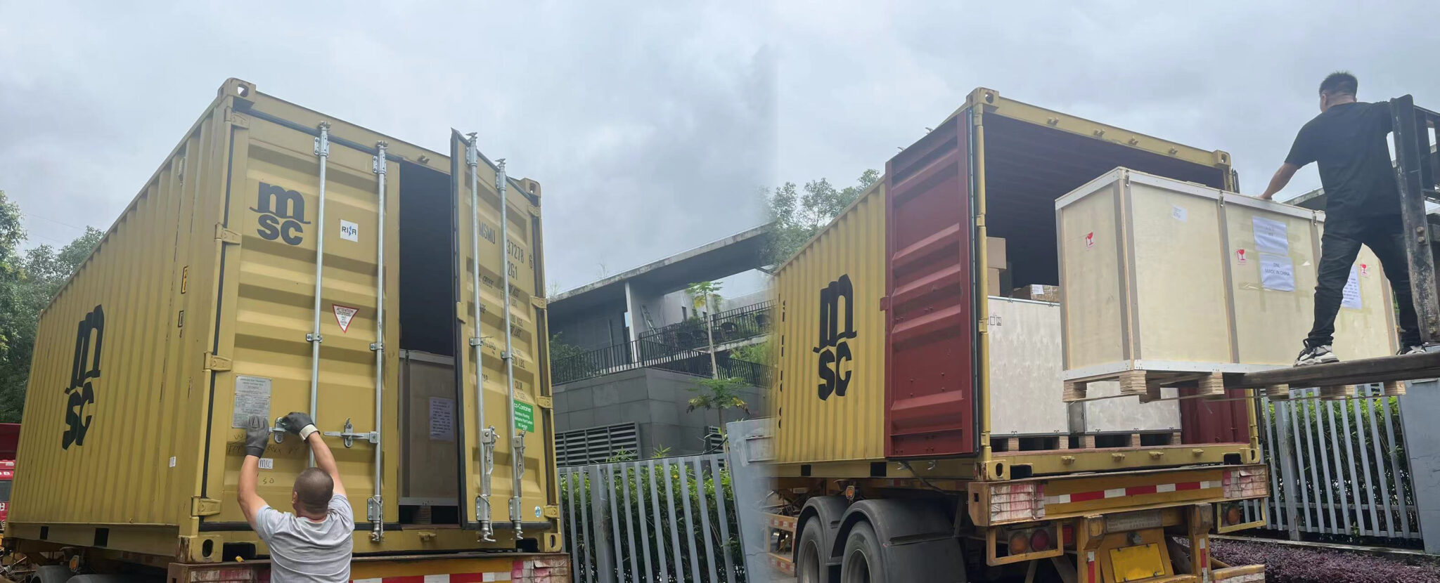 LED video display Quick container loading | Uninak